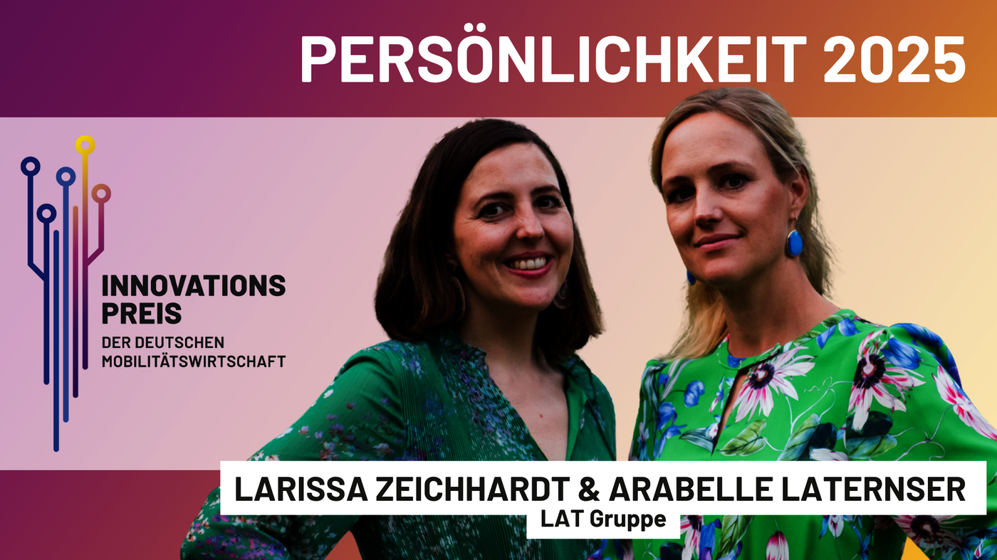 LAT-Geschäftsführerinnen Larissa Zeichhardt und Arabelle Laternser als ...